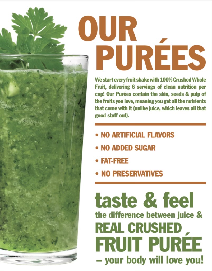 Ingredients :: Fuel Nutritional Smoothie Cafe